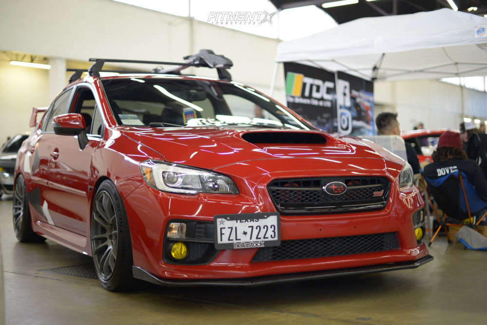 2015 Subaru WRX STI Base with 18x9.5 AVID1 AV20 and Michelin 245x40 on ...
