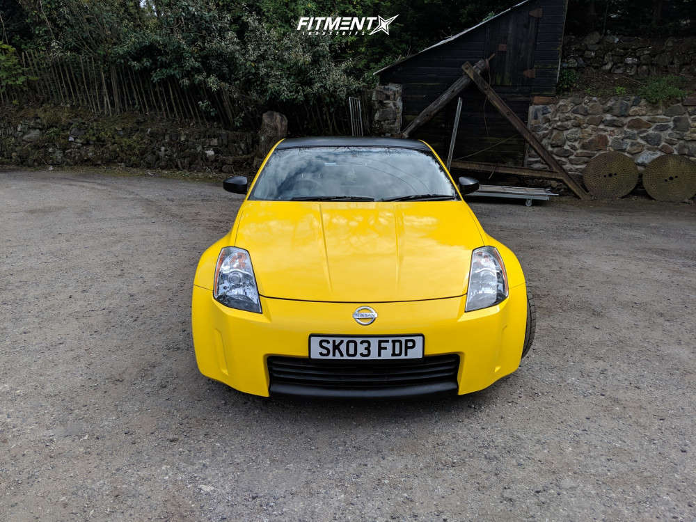 2003 Nissan 350Z Base with 18x9.5 Rota Grid and Yokohama 245x40 on ...