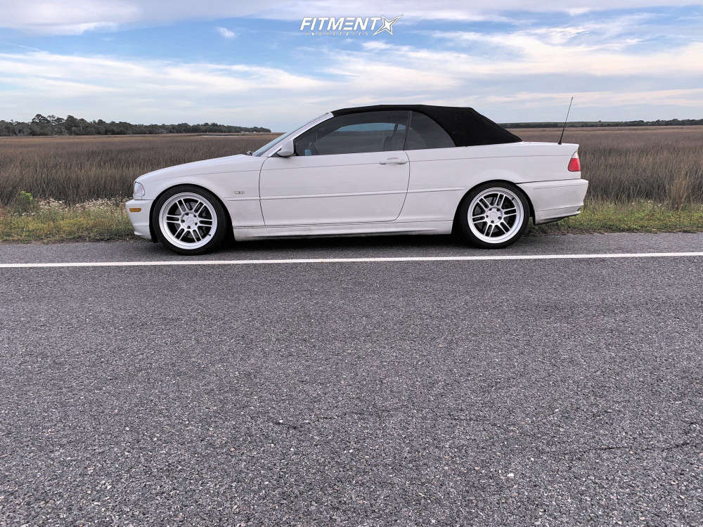 2001 BMW 330Ci Base with 18x8.5 ESR Sr11 and Federal 225x40 on ...