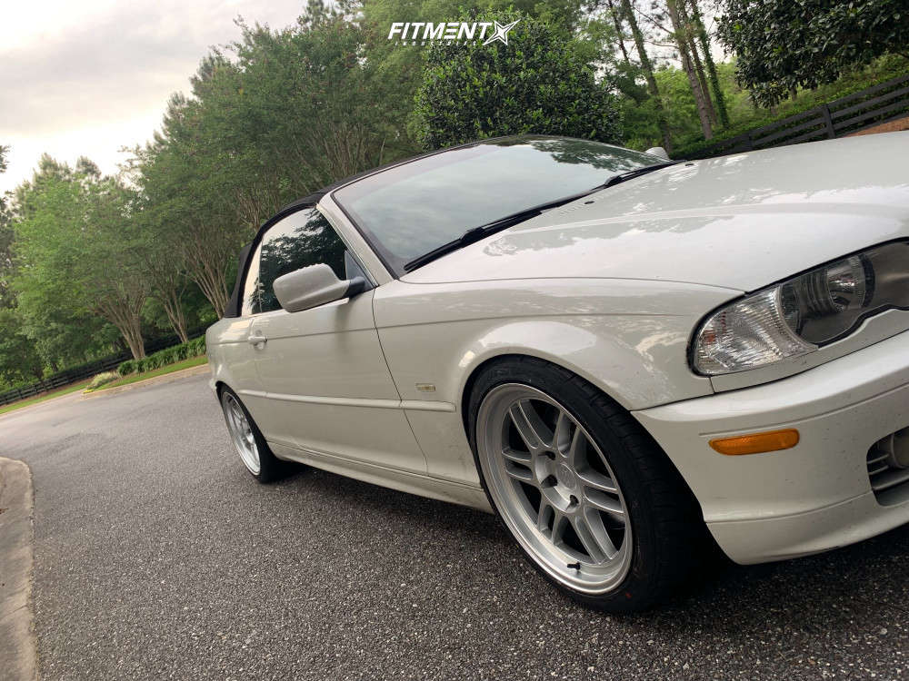 2001 BMW 330Ci Base with 18x8.5 ESR Sr11 and Federal 225x40 on ...