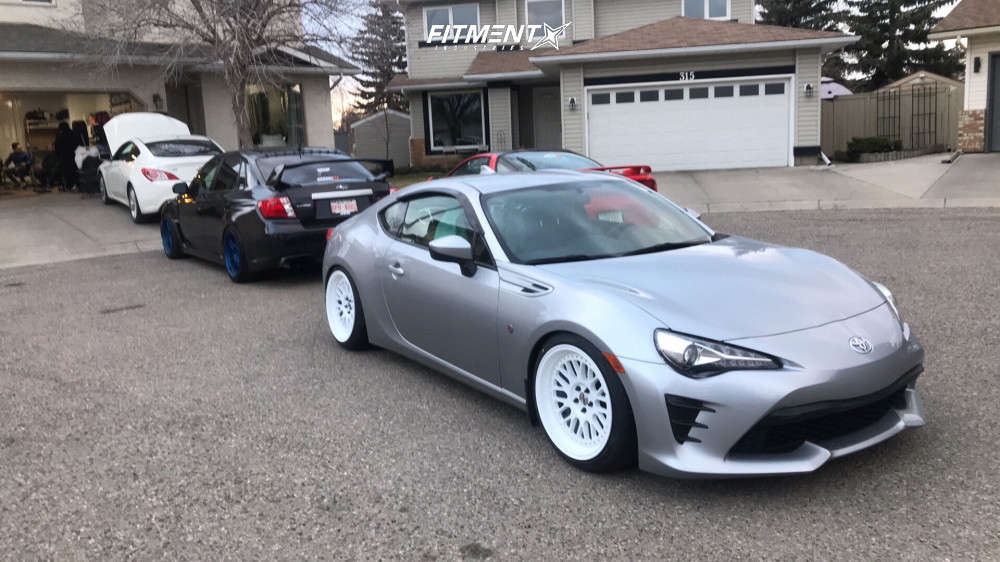 2017 Toyota 86 Base with 18x9.5 Whistler Sk1 and Firestone 225x40 on ...