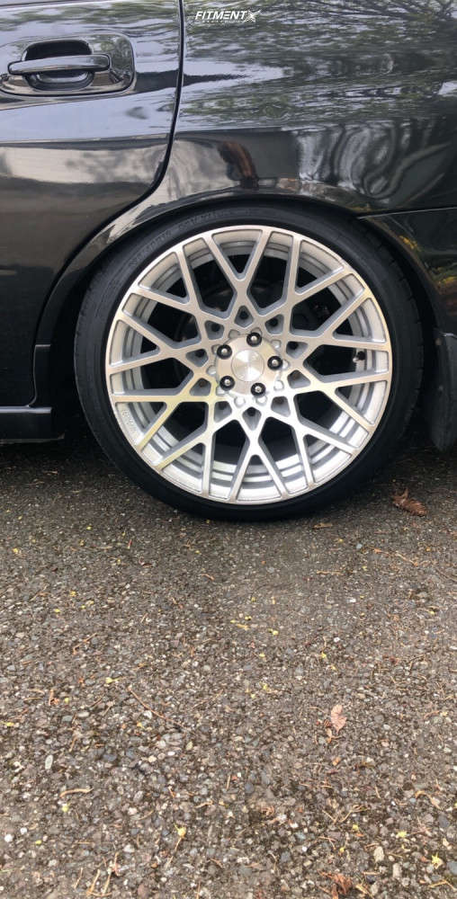 2007 Subaru Impreza 2.5i with 18x9.5 Rotiform Blq and Milestar 225x40 ...
