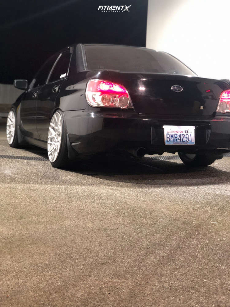 2007 Subaru Impreza 2.5i with 18x9.5 Rotiform Blq and Milestar 225x40 ...