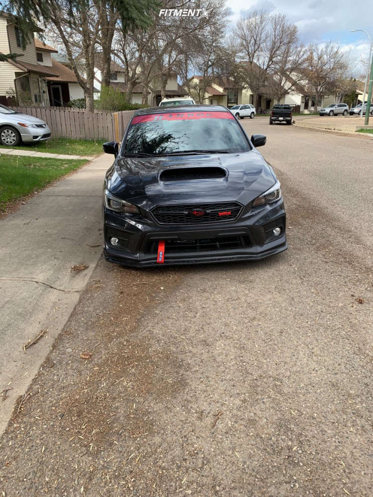 2018 Subaru WRX Sport-tech with 18x9.5 Cosmis Racing R1 and Dunlop ...