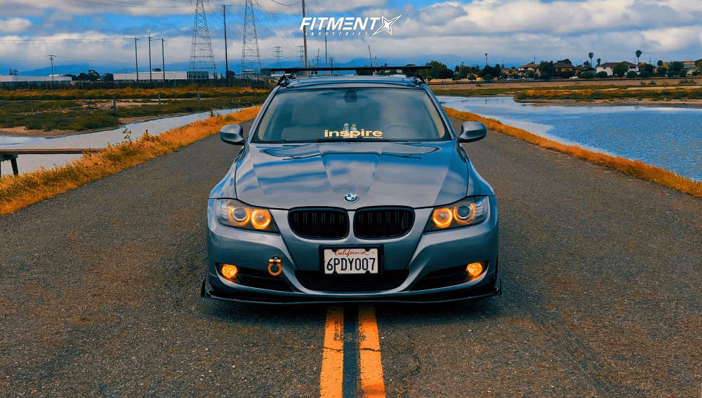 2009 BMW 335i Base with 18x8.5 Aodhan Ah02 and Federal 235x40 on ...