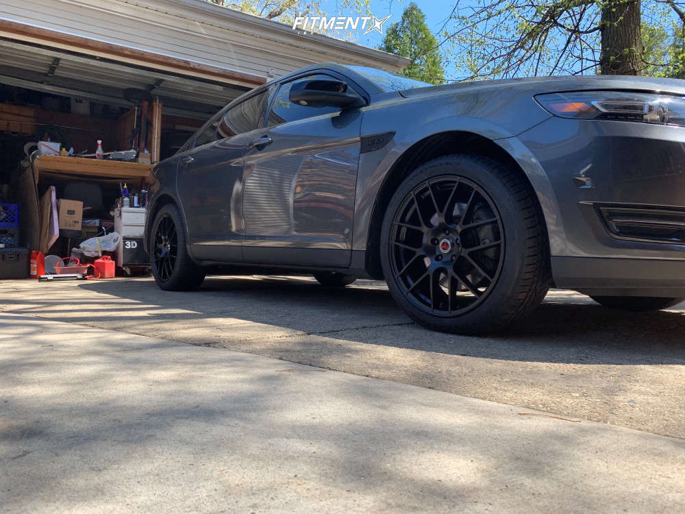 2016 Ford Taurus SHO with 20x8.5 Revolution Racing Rr06 and Continental ...