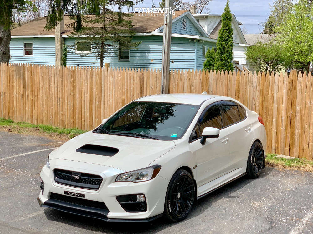 2017 Subaru WRX Base with 18x9.5 ESR Sr12 and Vercelli 245x40 on Stock ...