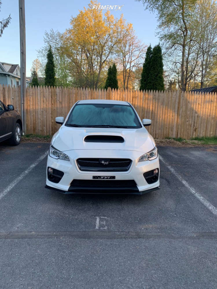 2017 Subaru WRX Base with 18x9.5 ESR Sr12 and Vercelli 245x40 on Stock ...