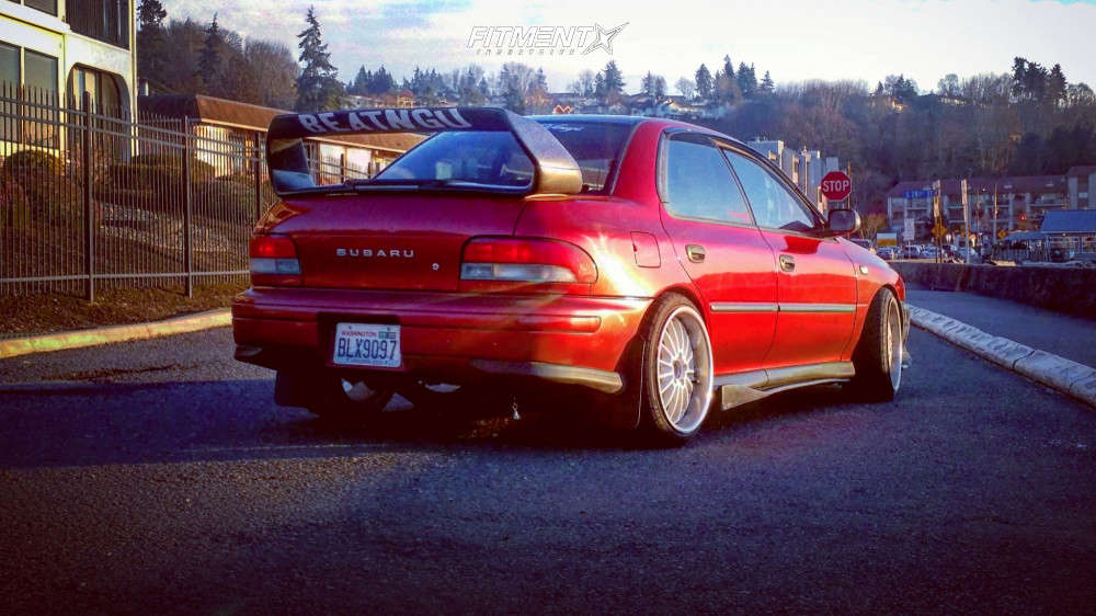 2000 Subaru Impreza L with 18x9.5 TSW Zolder and Federal 225x35 on Coilovers | 683788 | Fitment ...