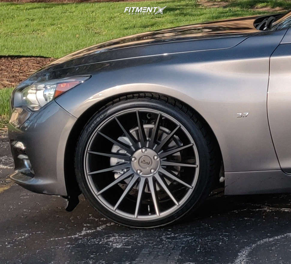 2015 INFINITI Q50 Premium with 20x10 Niche Form and Ohtsu 275x30 on ...