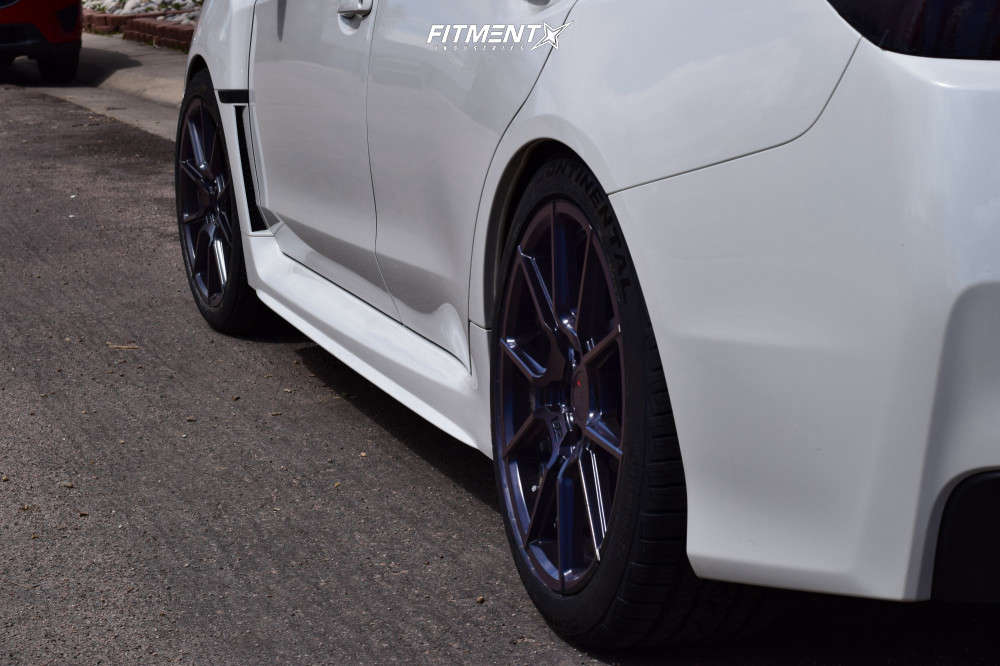 2017 Subaru WRX Base with 18x8.5 TSW Chrono and Continental 245x40 on ...