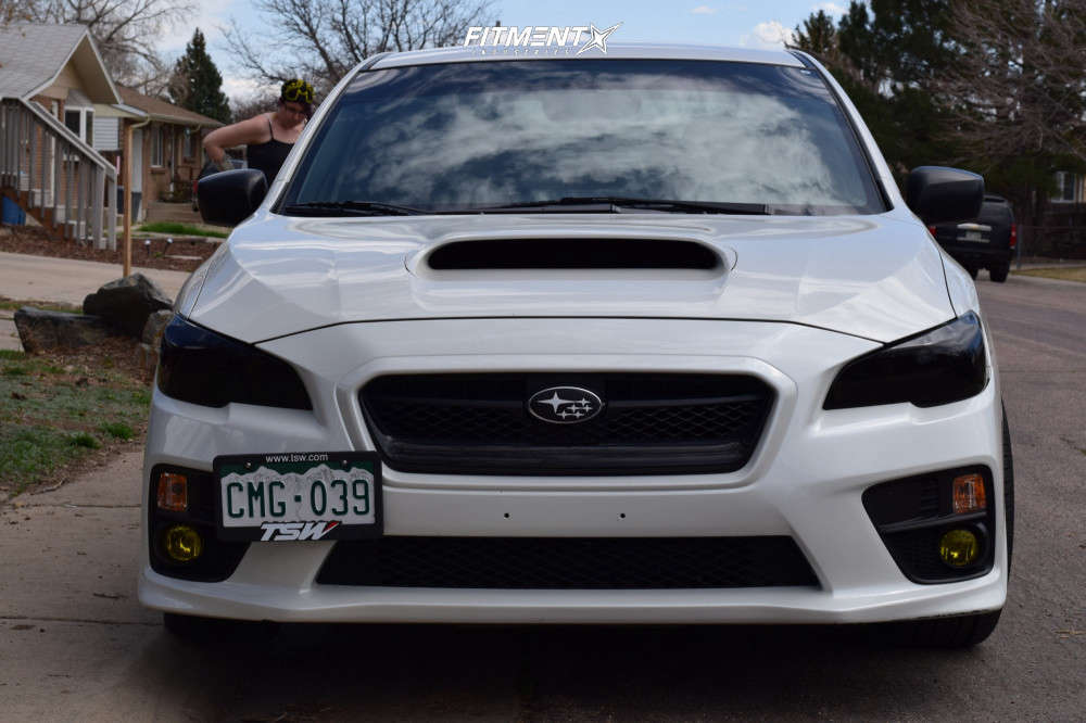 2017 Subaru WRX Base with 18x8.5 TSW Chrono and Continental 245x40 on ...
