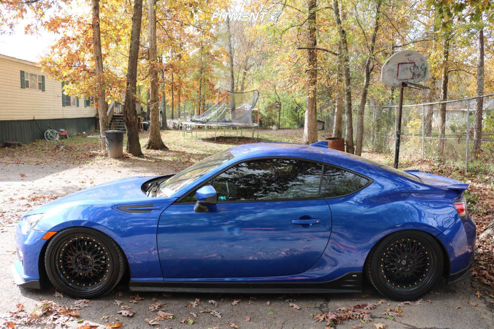 2015 Subaru BRZ Series.Blue with 18x8.5 ESR Sr03 and Continental 245x35 ...