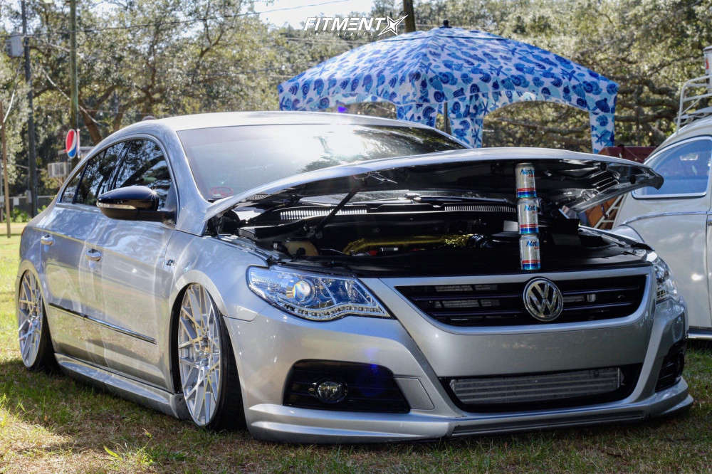 2010 Volkswagen CC Sport with 19x8.5 Rotiform BLQ and Achilles 225x35 ...