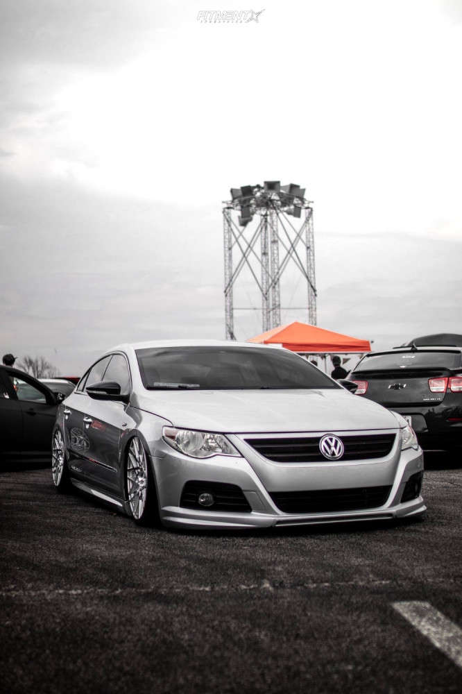 2010 Volkswagen CC Sport with 19x8.5 Rotiform BLQ and Achilles 225x35 ...