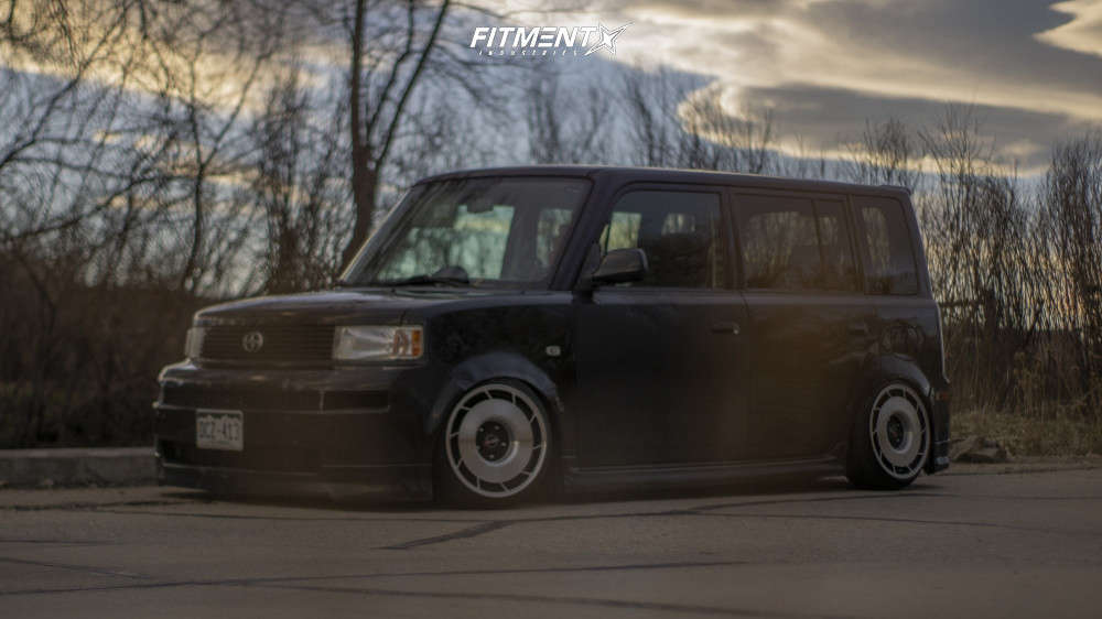 2005 Scion XB Base with 16x8.5 OEM Wheels Sawblade and Waterfall 195x40 ...