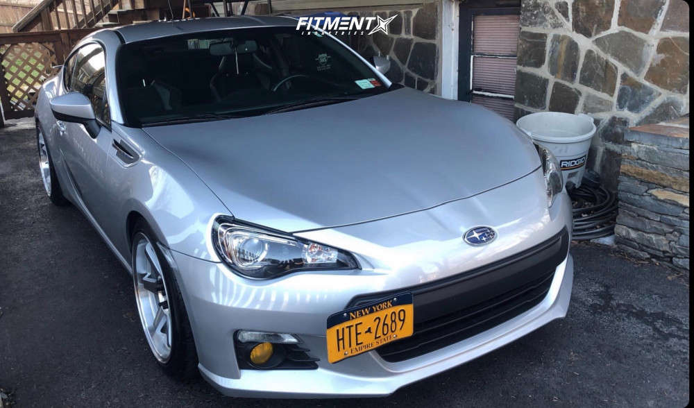 2014 Subaru BRZ Limited with 18x9.5 Varrstoen Es2 and Federal 235x40 on ...