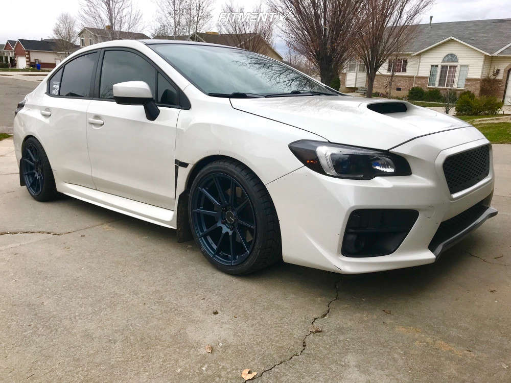 2015 Subaru WRX Base with 18x9.5 Enkei Ts10 and BFGoodrich 255x35 on ...