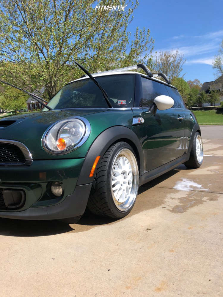 2012 Mini Cooper S with 17x8 Aodhan Ah02 and Nitto 205x40 on Coilovers ...