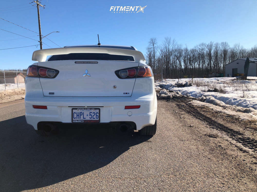 3PC For Mitsubishi Lancer Ralliart Front Bumper Lip Body Kit Spoiler ...