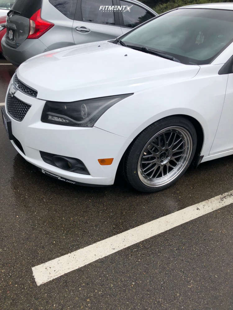 2012 Chevrolet Cruze LS with 18x8 JNC JNC005 and Yokohama 215x45 on ...