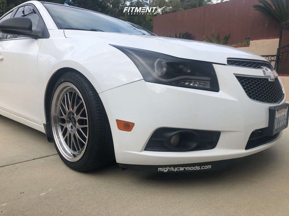 2012 Chevrolet Cruze LS with 18x8 JNC JNC005 and Yokohama 215x45 on ...