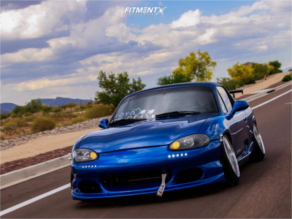 2004 Mazda MX-5 Miata Base with 17x8 SSR Vienna Kreis and Accelera ...
