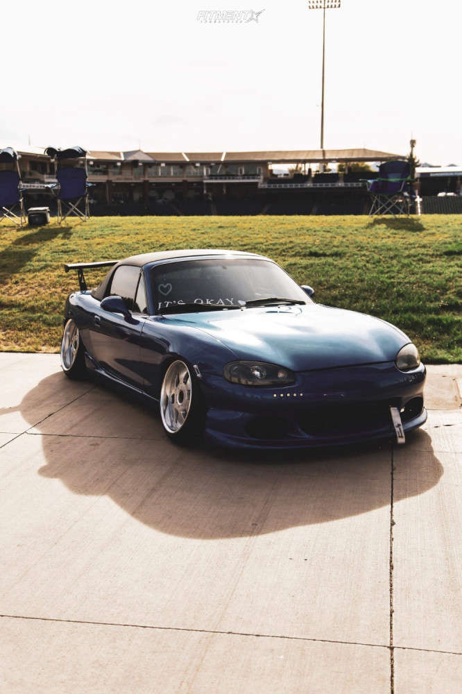 2004 Mazda MX-5 Miata Base with 17x8 SSR Vienna Kreis and Accelera ...