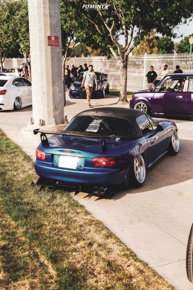 2004 Mazda MX-5 Miata Base with 17x8 SSR Vienna Kreis and Accelera ...