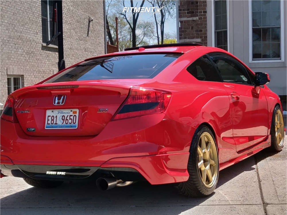 2012 Honda Civic Si HFP with 17x9 Konig Ultraform and Riken 245x40 on ...
