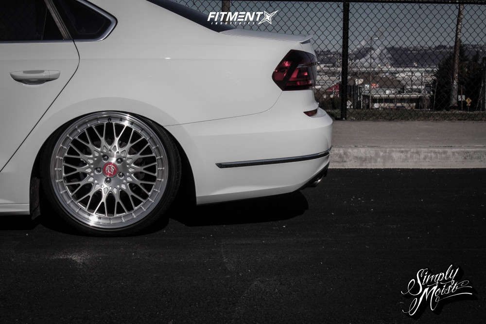 2017 Volkswagen Passat R-Line with 20x9 VIP Modular Vrc110 and Achilles ...