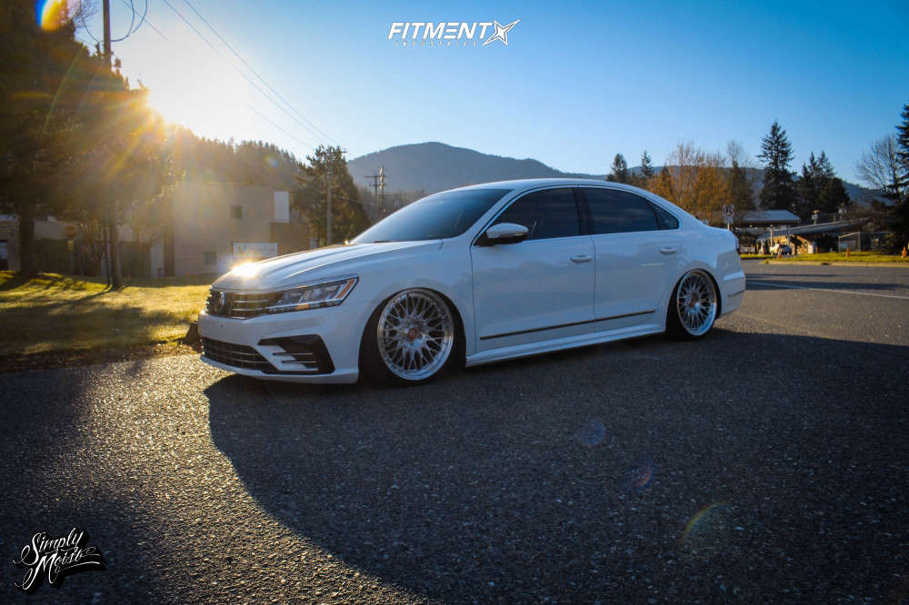 2017 Volkswagen Passat R-Line with 20x9 VIP Modular Vrc110 and Achilles ...