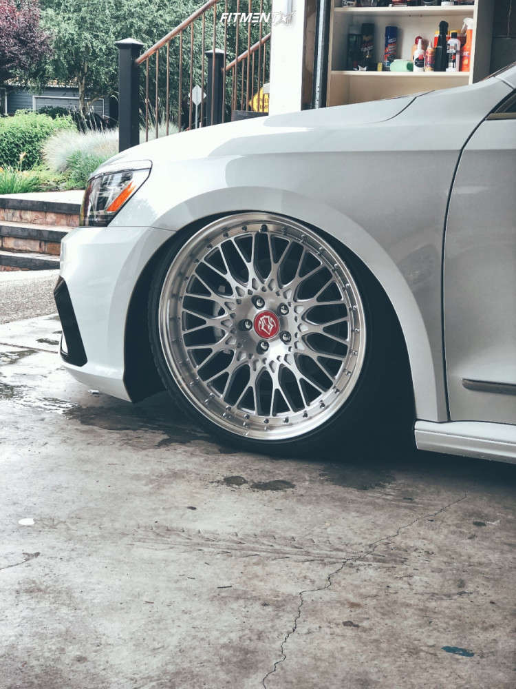 2017 Volkswagen Passat R-Line with 20x9 VIP Modular Vrc110 and Achilles ...