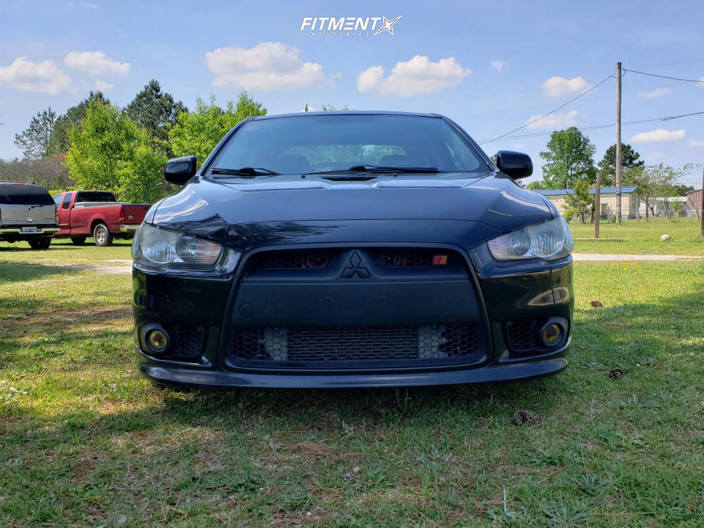 2011 Mitsubishi Lancer Ralliart with 18x8.5 Aodhan Ah07 and Toyo Tires ...