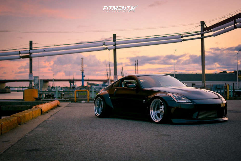 2003 Nissan 350Z Touring with 19x10 Work Equip E05 and Nitto 235x35 on ...