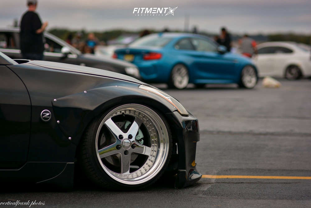 2003 Nissan 350Z Touring with 19x10 Work Equip E05 and Nitto 235x35 on ...
