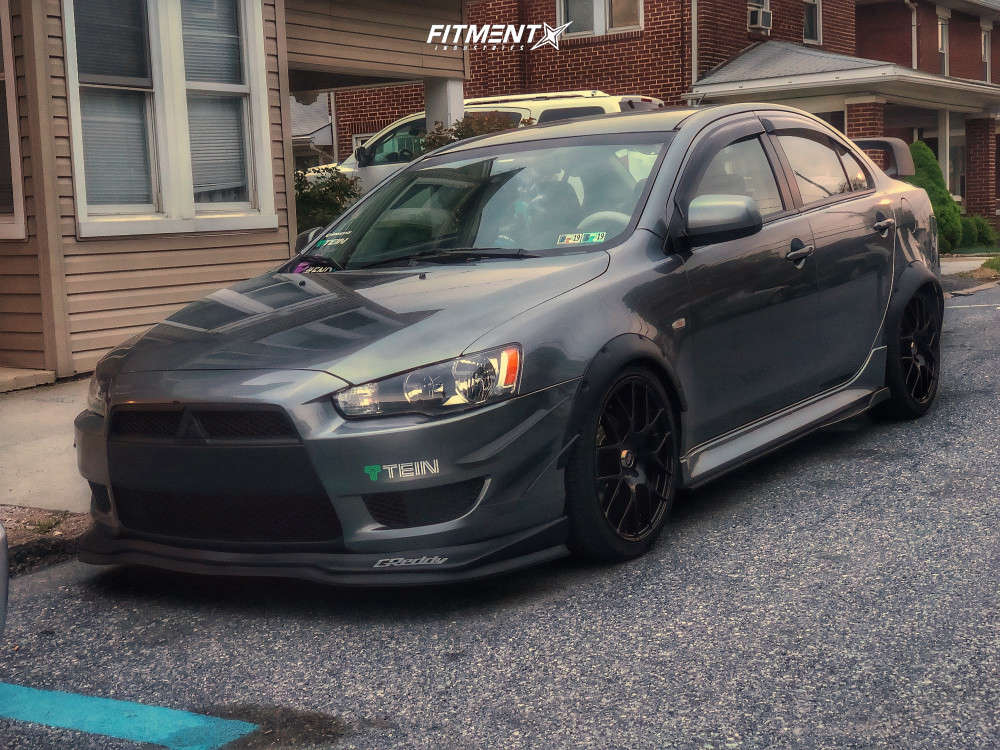 2013 Mitsubishi Lancer ES with 18x8.5 Enkei Raijin and Leao 225x40 on ...