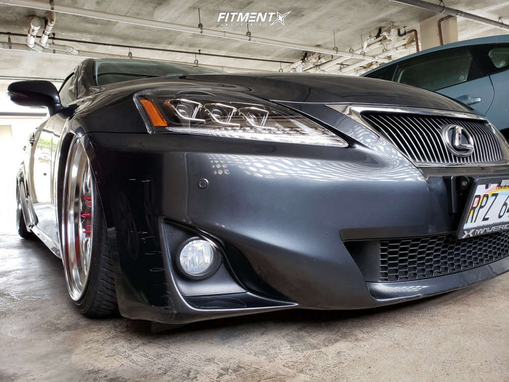 2011 Lexus IS250 Base with 19x9.5 Weds 709M and Kumho 225x35 on Air ...