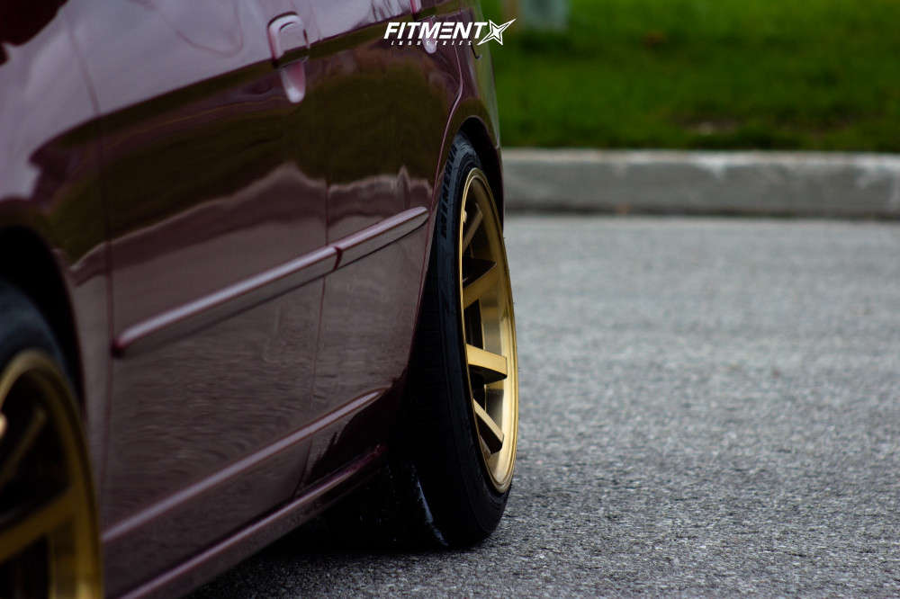 2005 Honda Civic LX with 15x8 STR 903 and Minerva 195x45 on Coilovers ...