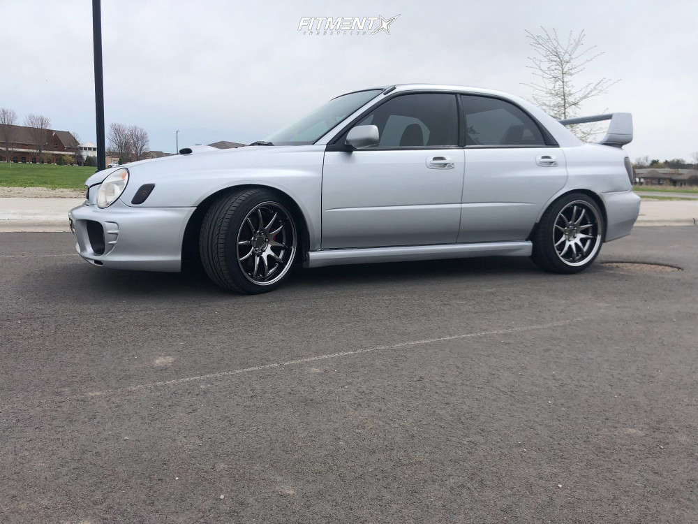 2002 Subaru WRX WRX with 18x9.5 Aodhan DS02 and Hankook 235x40 on ...
