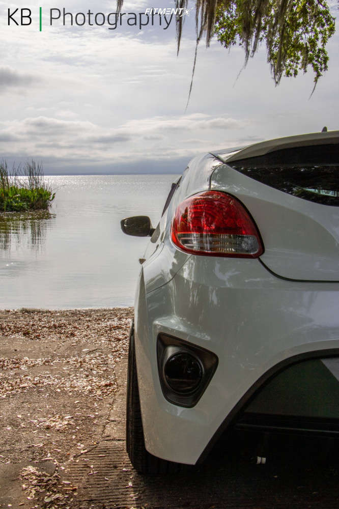 2016 Hyundai Veloster Turbo with 18x9.5 F1R F103 and Westlake 225x40 on ...