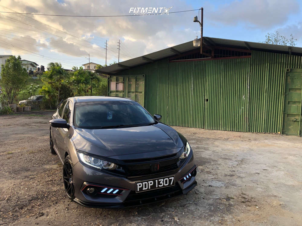 2017 Honda Civic EX-L with 18x8.5 Regen5 R31 and Dunlop 235x40 on Stock ...