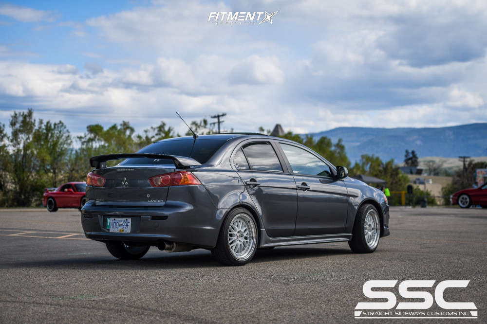 2008 Mitsubishi Lancer GTS with 18x8.5 ESR Sr01 and General 225x45 on ...
