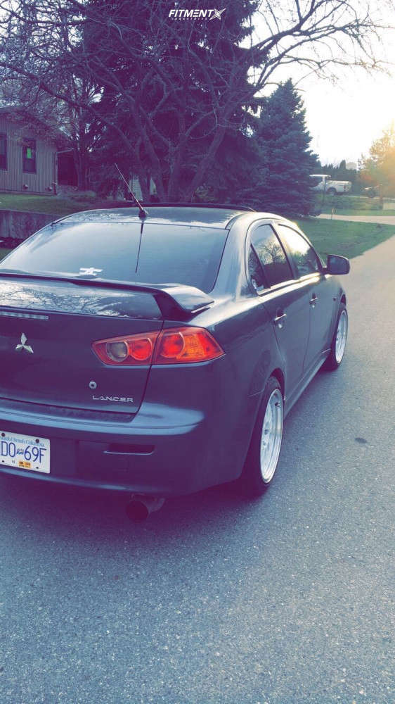 2008 Mitsubishi Lancer GTS with 18x8.5 ESR Sr01 and General 225x45 on ...