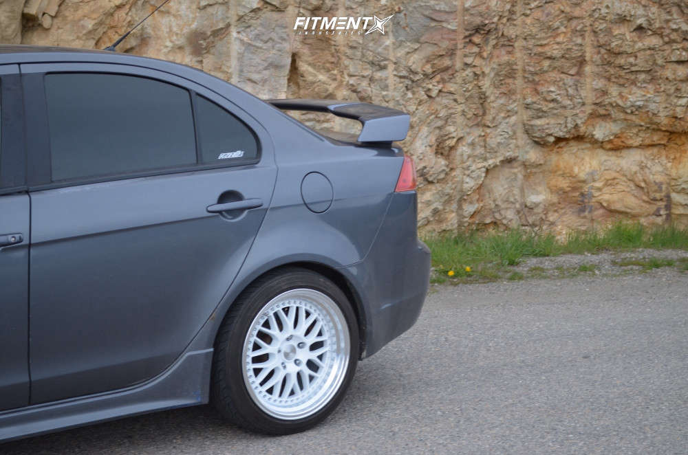 2008 Mitsubishi Lancer GTS with 18x8.5 ESR Sr01 and General 225x45 on ...