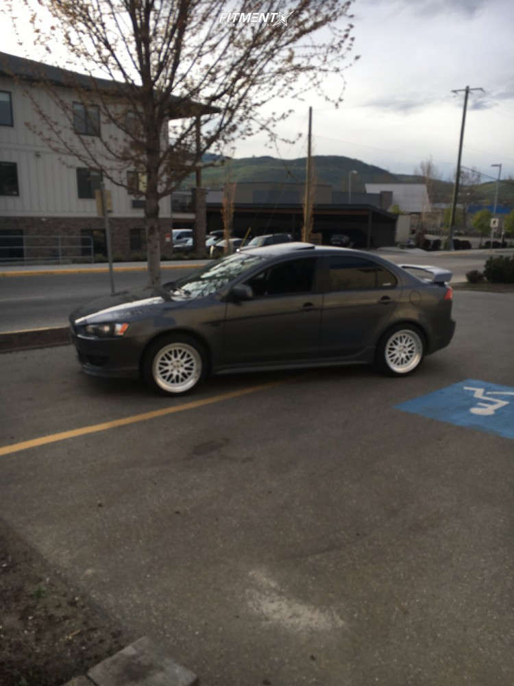 2008 Mitsubishi Lancer GTS with 18x8.5 ESR Sr01 and General 225x45 on ...