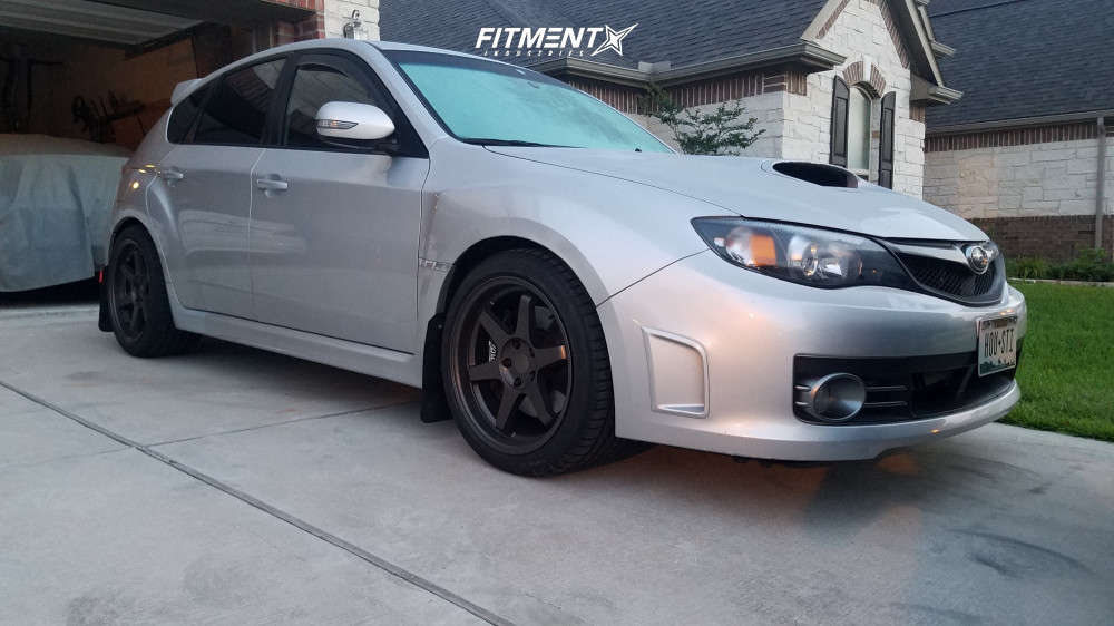 2010 Subaru WRX STI Base with 18x9.5 ESR SR07 and Michelin 245x40 on ...