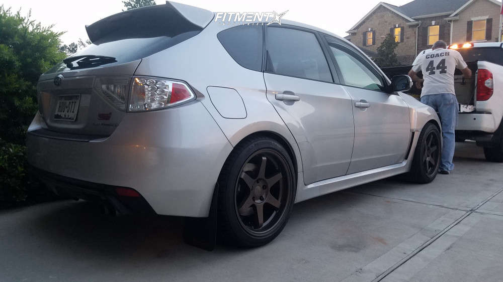2010 Subaru WRX STI Base with 18x9.5 ESR SR07 and Michelin 245x40 on ...