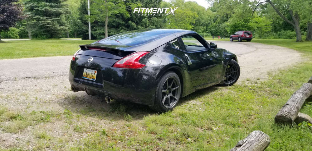 2012 Nissan 370Z Base with 18x9.5 Enkei TFR and Achilles 245x45 on ...