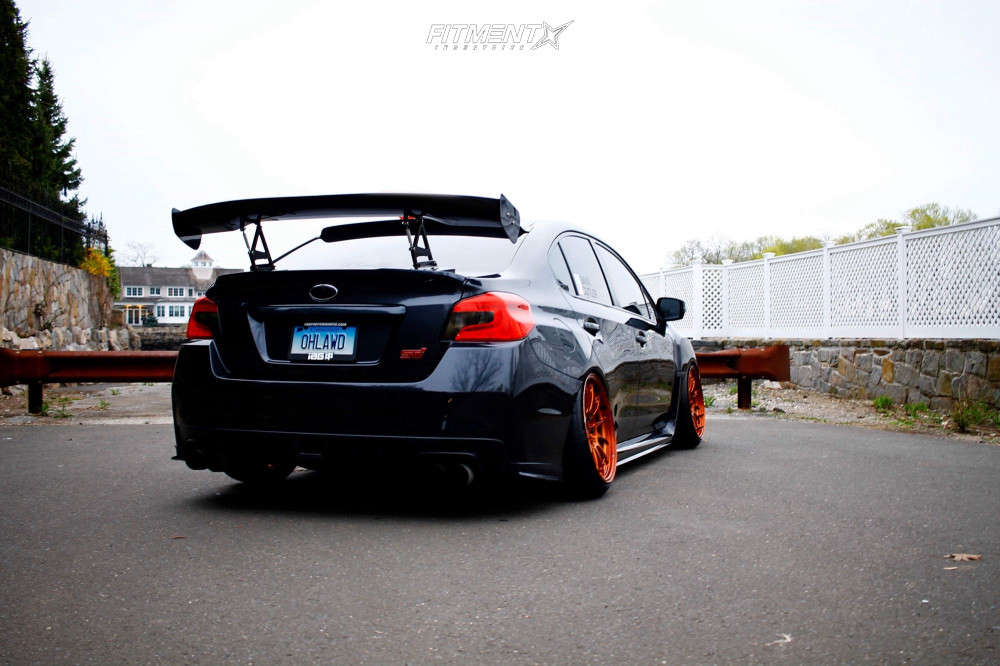 2015 Subaru WRX STI Base with 18x9.5 Enkei Nt03 and Federal 225x35 on ...